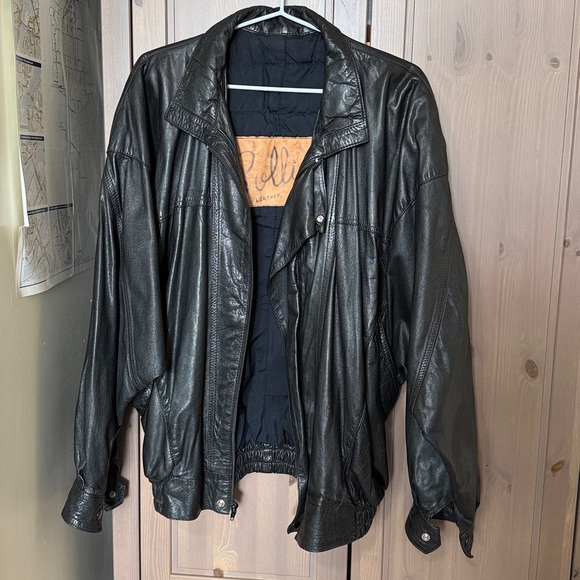 Pollini | Jackets & Coats | Vintage Refinished Pollini Leather ...